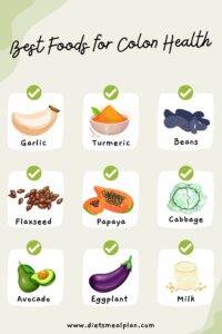 10 Best Foods for Colon Health - Diets Meal Plan