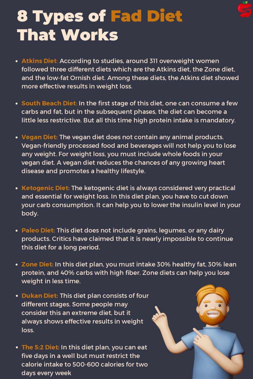 What is Fad Diet? | 8 Types of Main Fad Diets