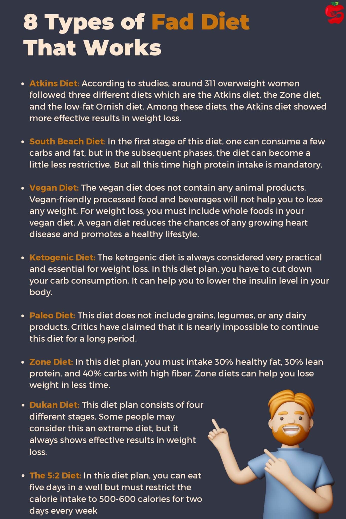 What is Fad Diet? | 8 Types of Main Fad Diets