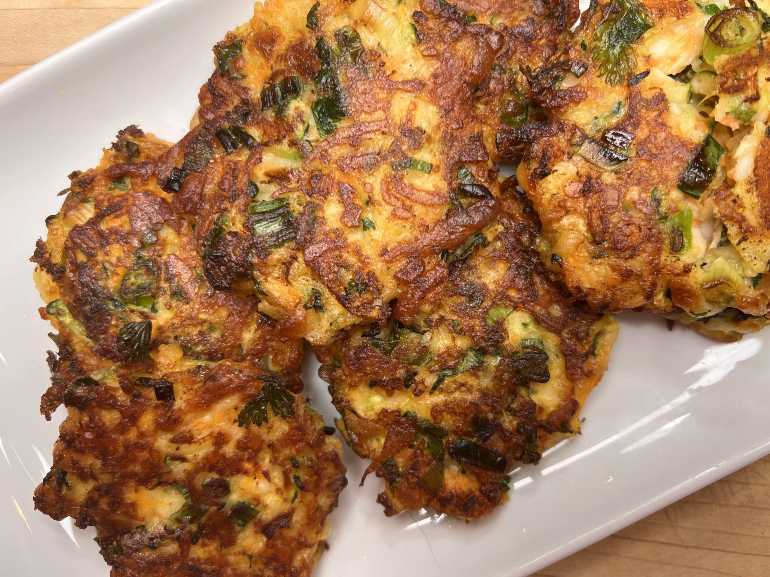 Keto Cheesy Hash Brown Recipe | Halloumi and Zucchini Mix